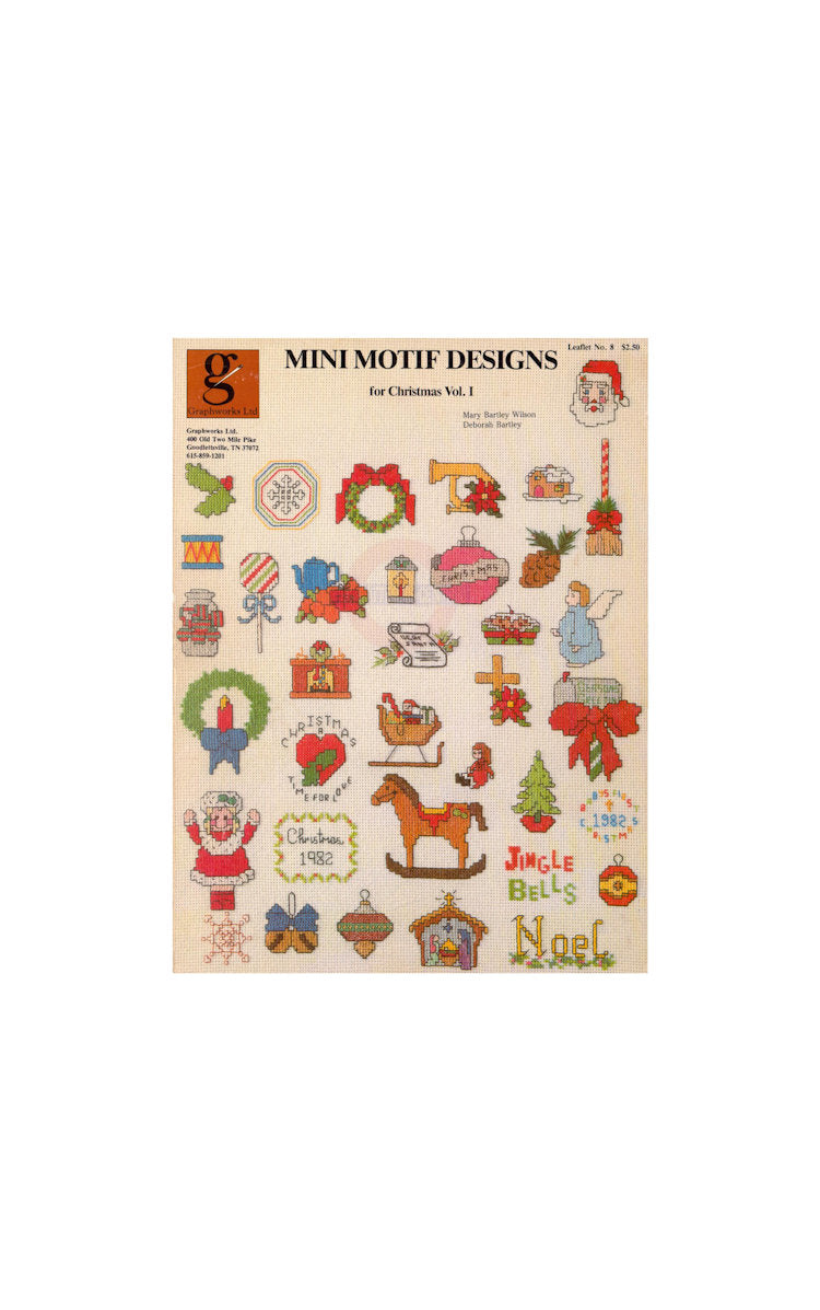 Mini Motif Designs for Christmas Vol. 1 - Instant Download PDF 4 pages ...
