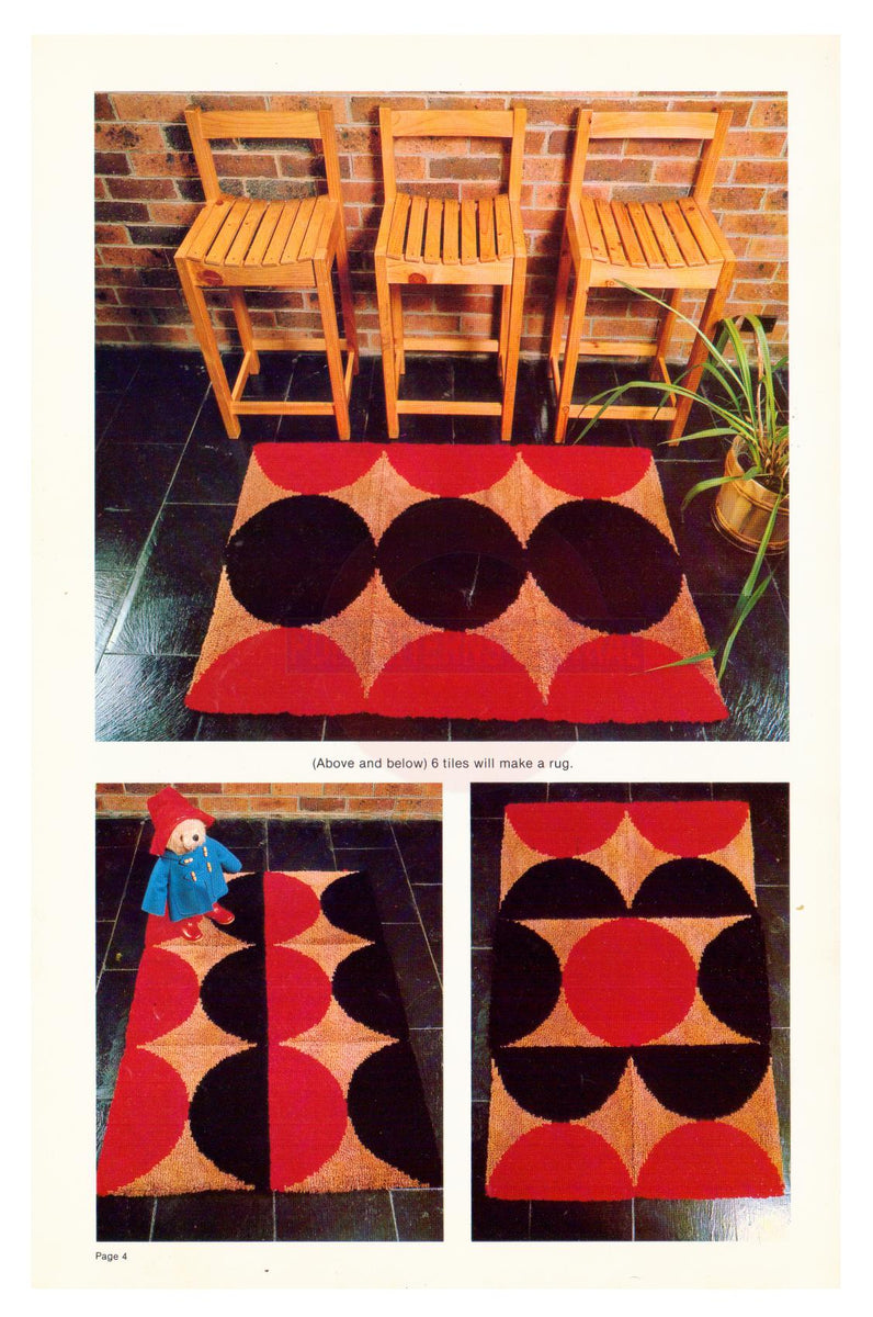 Patons C.36 Crafty and Turkey Rug Yarns - Instant Download PDF 28 page ...