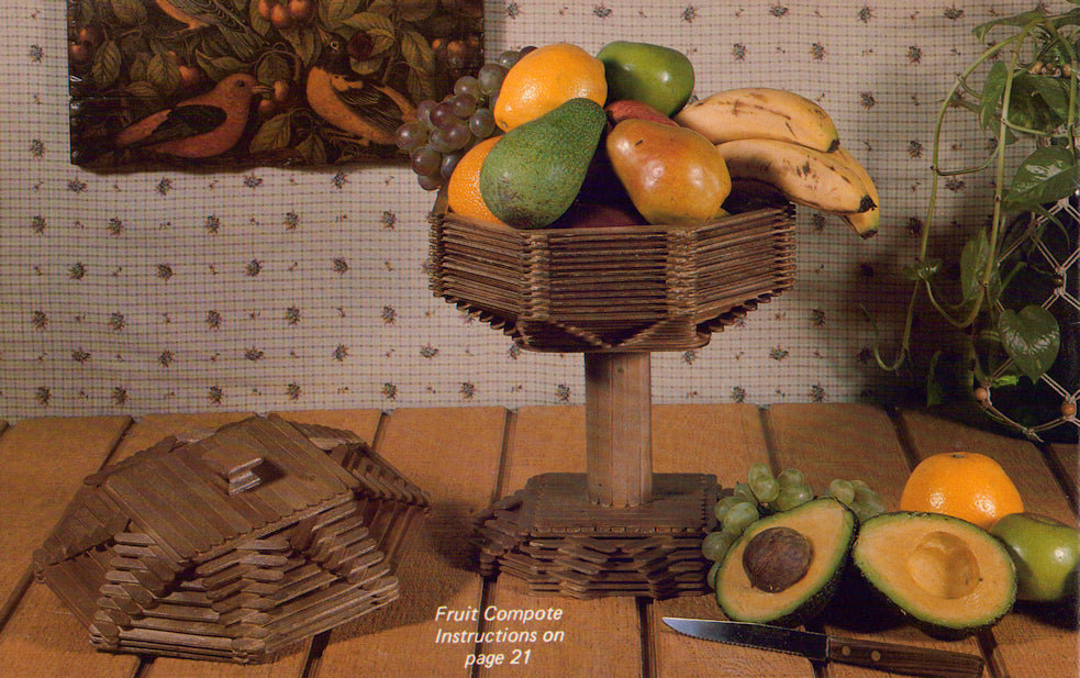 Building With Craft Sticks 1977 - Patterns to create craft stick proje ...