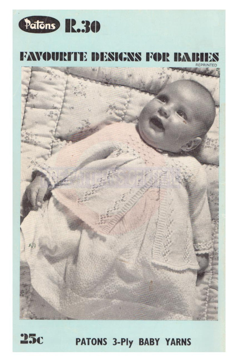 Patons 653 - 50s Knitting Patterns for Girls And Boys From 3 Months To ...