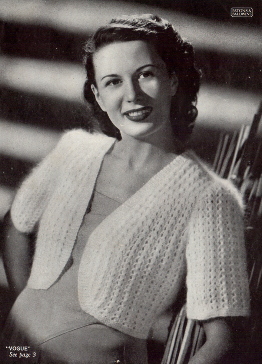 Patons 247 - 40s Angora Knitting Patterns for Women and Children Insta ...