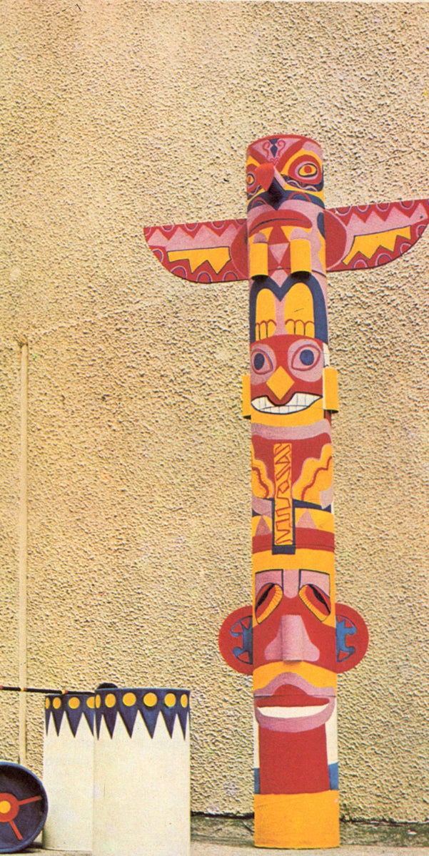 Cardboard Totem Pole Top Instant Download PDF 2 pages – Patterns Central