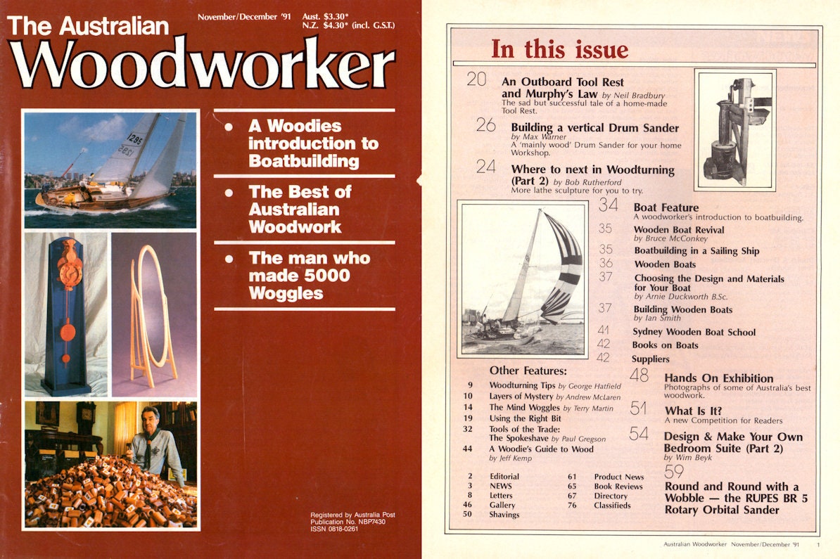 The Australian Woodworker (6 issues) – Patterns Central