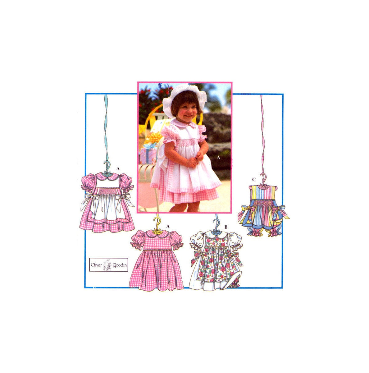 Simplicity 9646 Oliver Goodwin Smocked Toddler's Dress, Pinafore, Suns ...