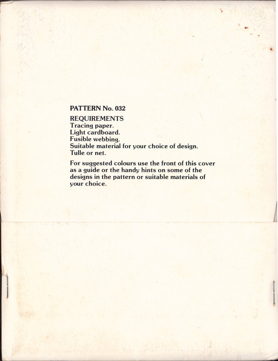 J&L 032 Sewing Pattern, Australiana Applique Designs, Unopened ...