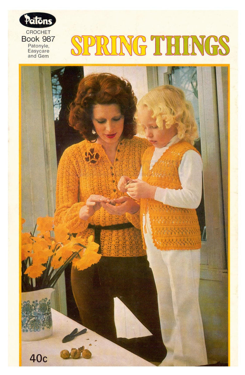 Patons 987 Knitting Book - Knitting Patterns for Girls and Women Insta ...