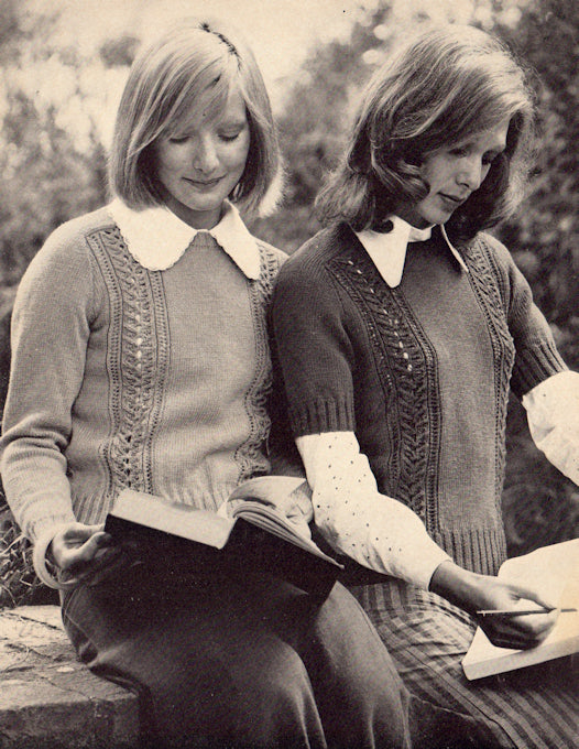 Patons 347 - 70s Knitting Patterns for Women's Sweaters, Cardigan and ...