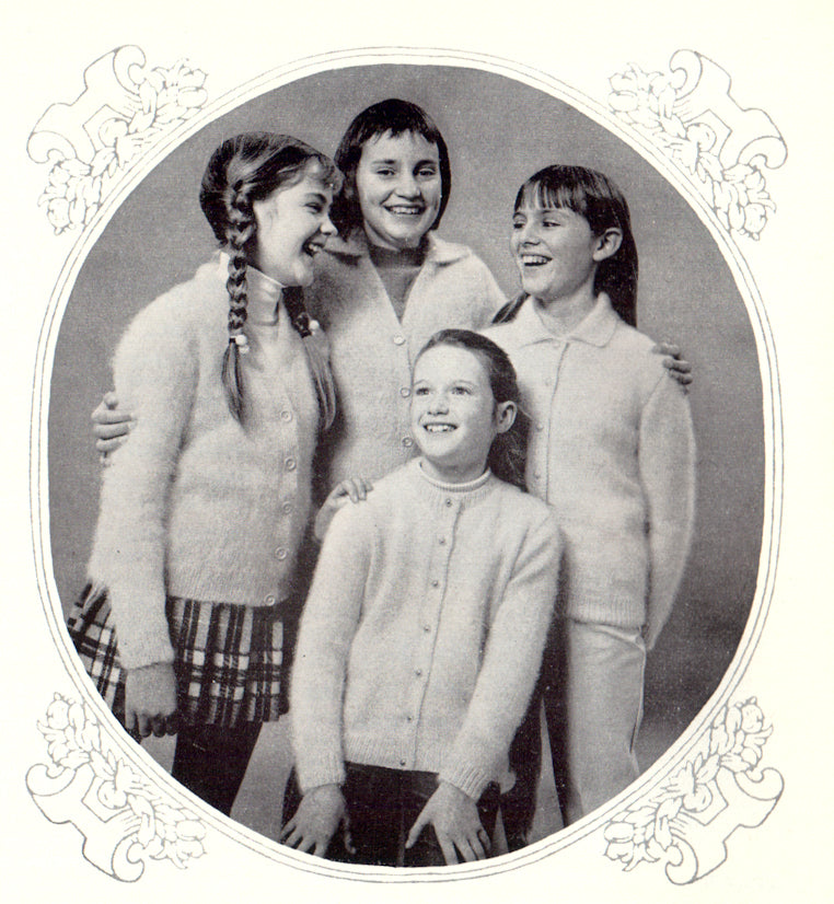 Patons 111 - Early 70s Knitting Patterns for Cardigans with Set-in Sle ...